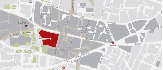 유로저널-박치원의 유럽도시 재생의 총정리 - 유럽 도시 재생 총정리- 세인트 폴 대성당 맞은 편 새로운 쇼핑센터 원뉴체인지